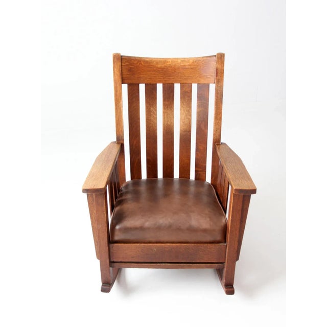 Antique Mission Rocking Chair | Chairish