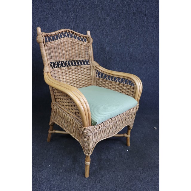 Braxton Culler Bamboo and Wicker Dining Chairs - Set of 6 | Chairish