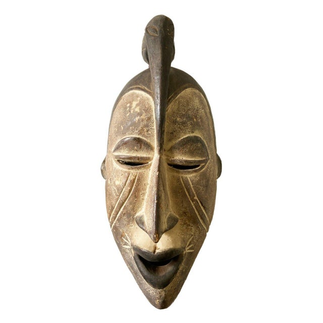 Superb African Igbo Mask Nigeria 15.5 " H | Chairish