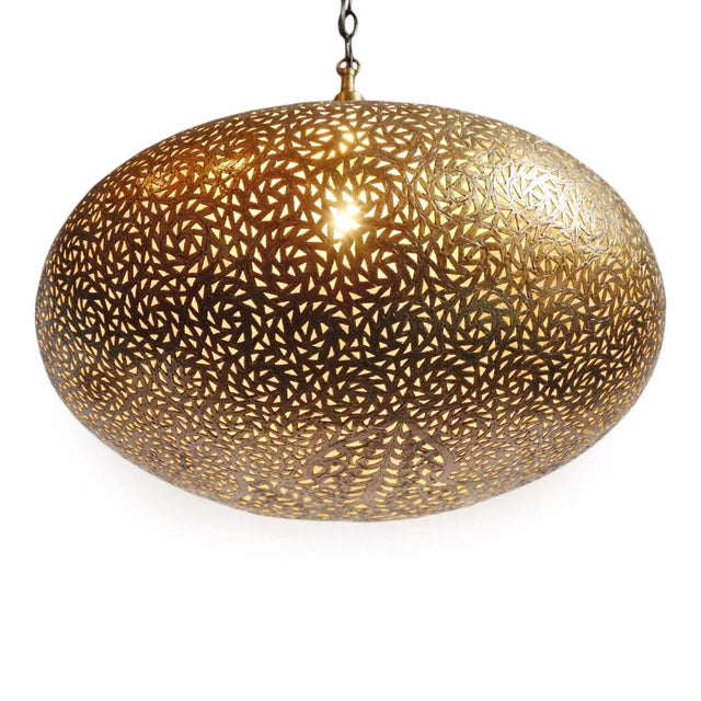 Brass Karma Pendant Light | Chairish
