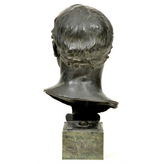 Francis Derwent Wood Circa 1910 Glasgow School Bronze Bust | Chairish