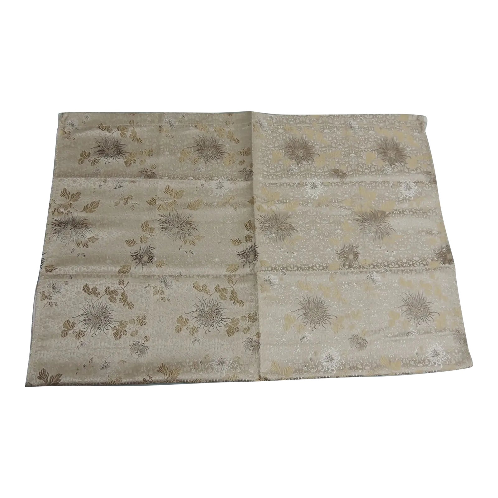 Vintage Silk Obi Textile Fragment | Chairish