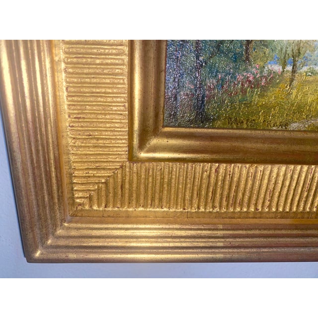Antique Bruce Crane Landscape Paintings -A Pair | Chairish