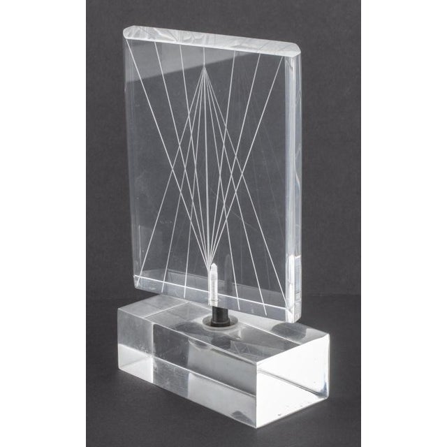 Modern Articulated Lucite Ornamental Sculpture | Chairish