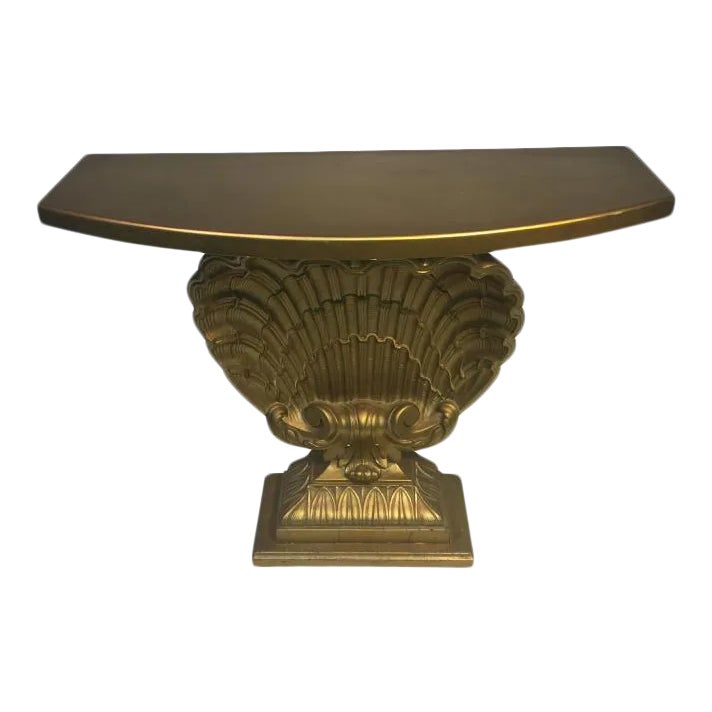 Grosfeld House Shell Design Console Table | Chairish