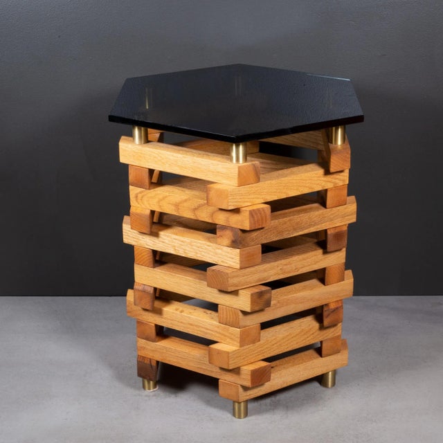 Split Rail Side Table-Like New | Chairish