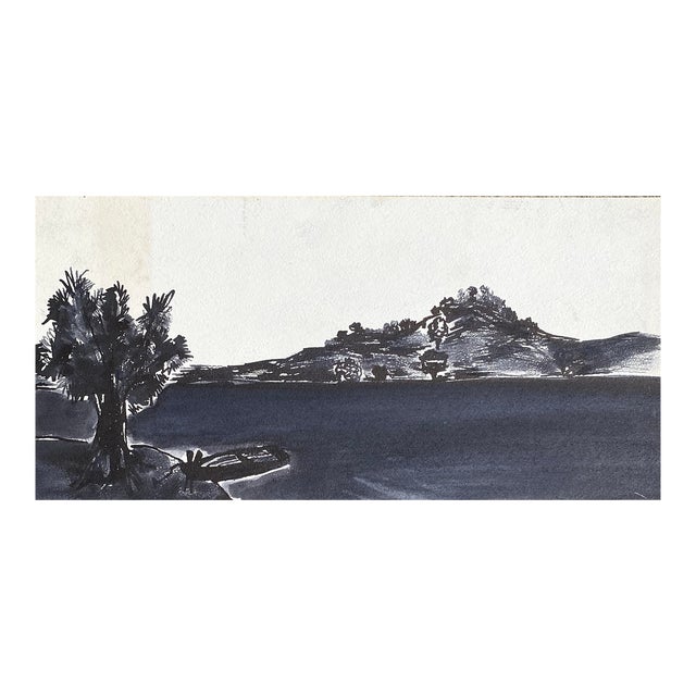 1960s Larry Connatser Landscape Painting | Chairish