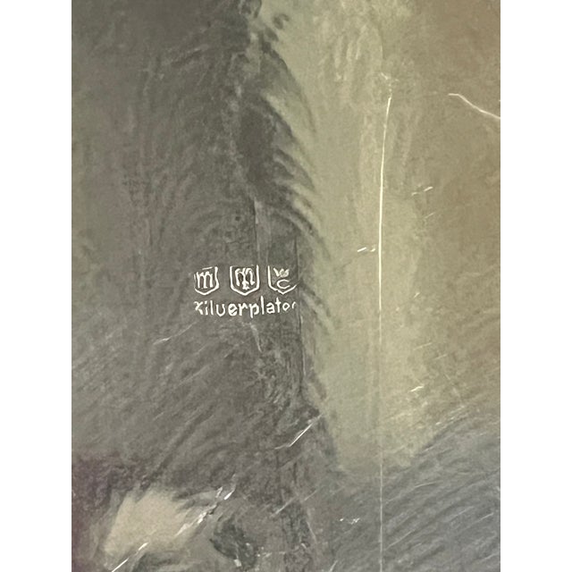 Vintage Mid 20th Century Silver Plate Buttler Scallop Tray | Chairish