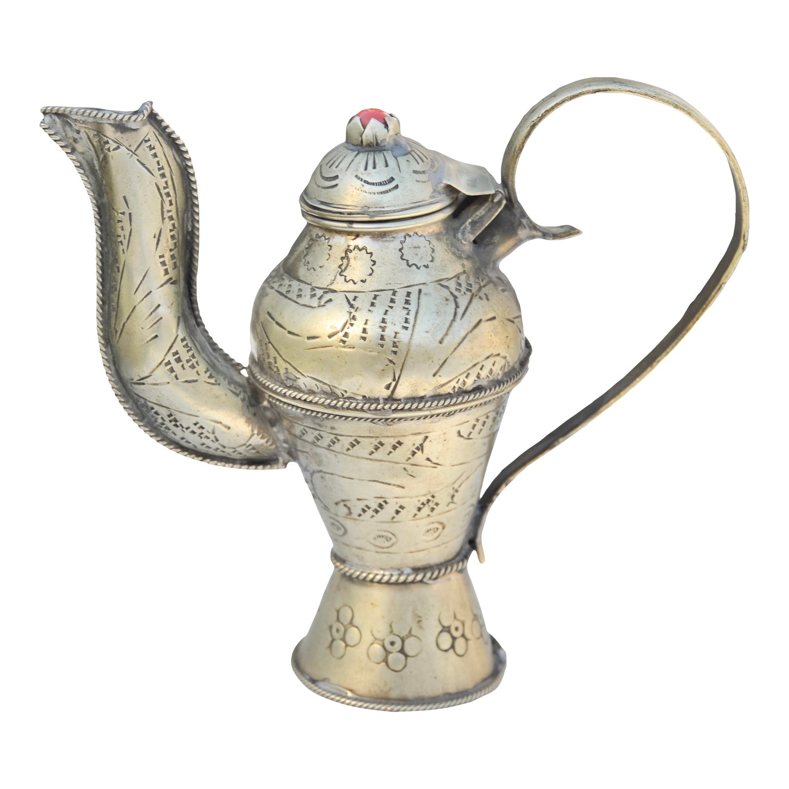 Early 20th Century Hand-Engraved Moroccan Decorative Accent | Chairish