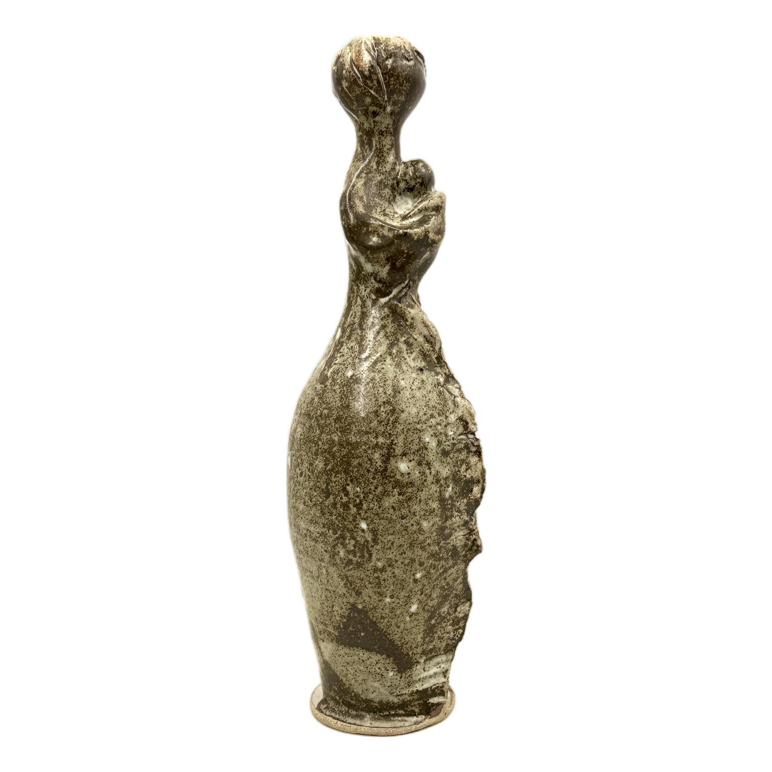 Annie Maume, Stylized Virgin and Child, 1980s, Ceramic | Chairish
