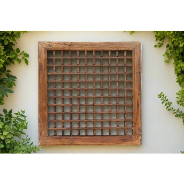 Traditional Antique Chinese Window Frame | Chairish