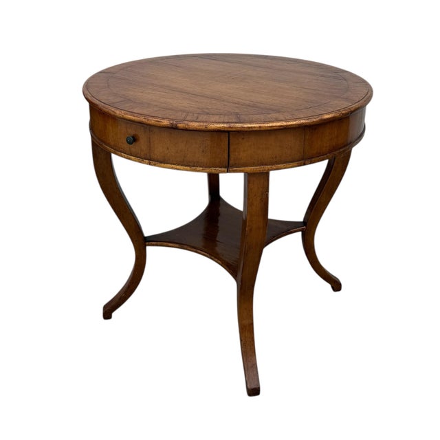 Gregorius Pineo 18th Century Style Beidermeier Side Table, Unsigned. | Chairish