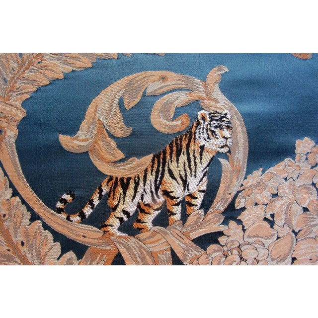 Grafton Furniture Company Custom Made Lounge Chairs With a Tiger Print ...