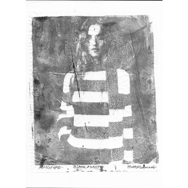 1980s Ruth Freeman Photo Transfer Monotype | Chairish