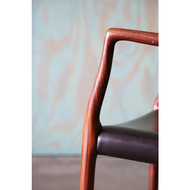 Pair of Rosewood Niels Moller Model 65 Carver Armchairs C 1960s Danish ...