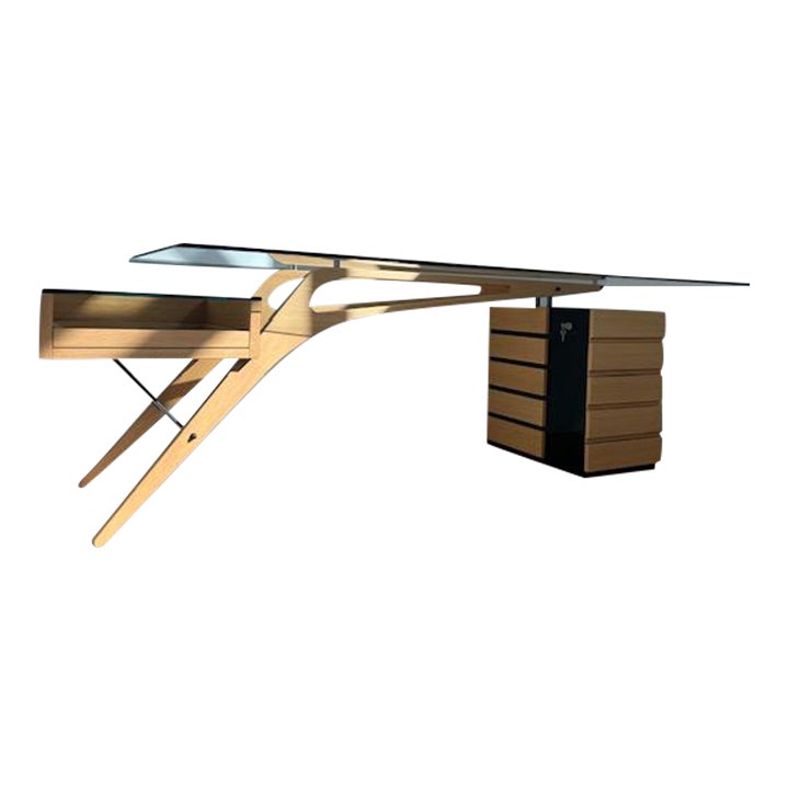 Cavour Desk by Carlo Mollino for Zanotta | Chairish