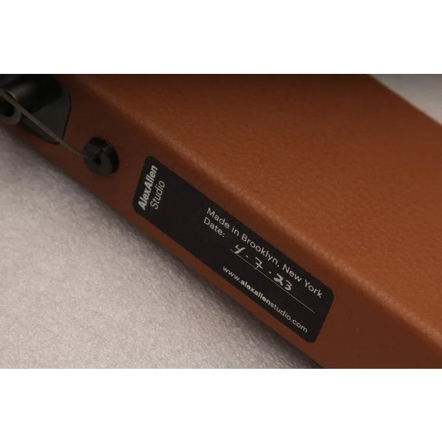 Alex Allen Studio 2x4 Leather Chandelier | Chairish