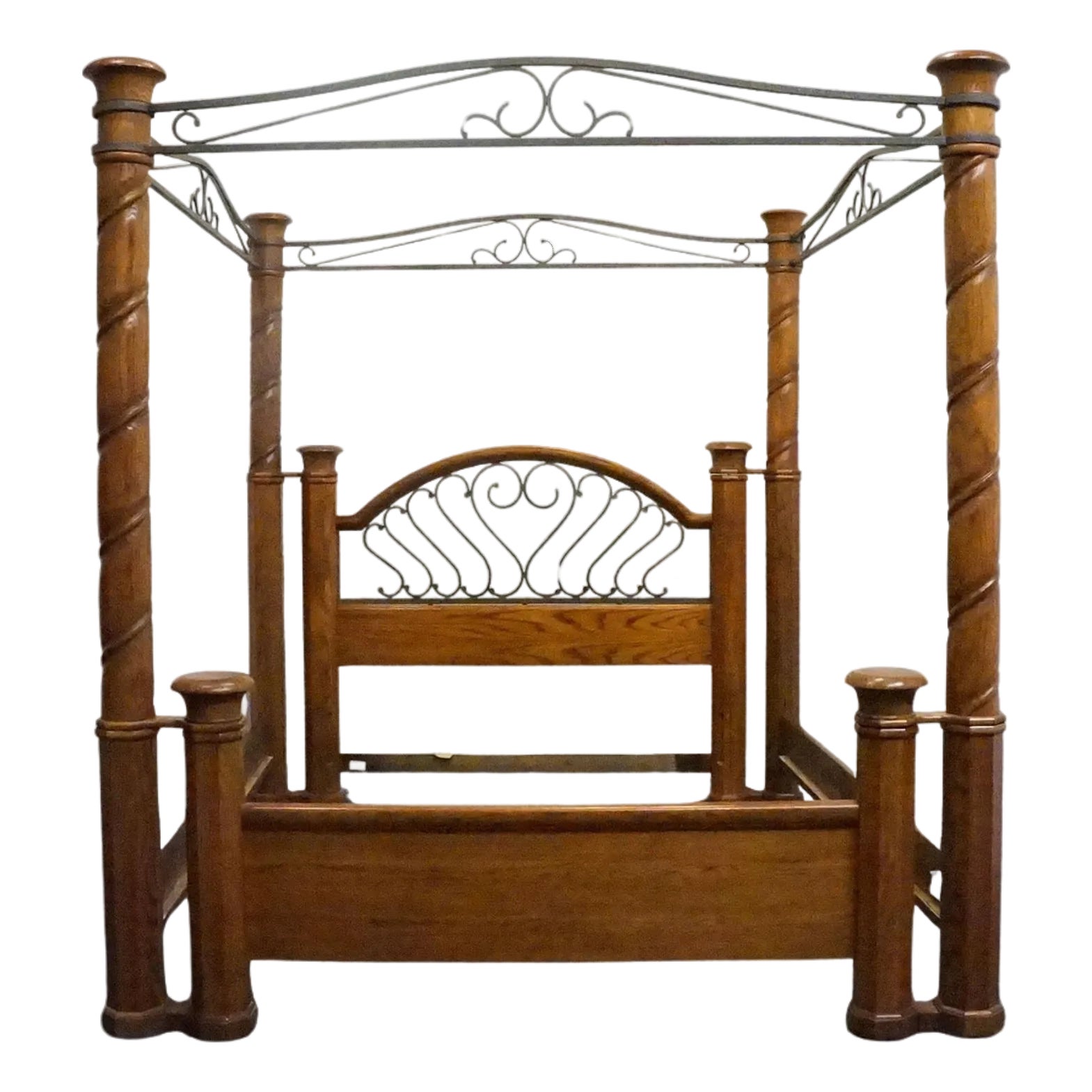 Thomasville Furniture Renaissance Collection Solid Oak Adjustable King ...