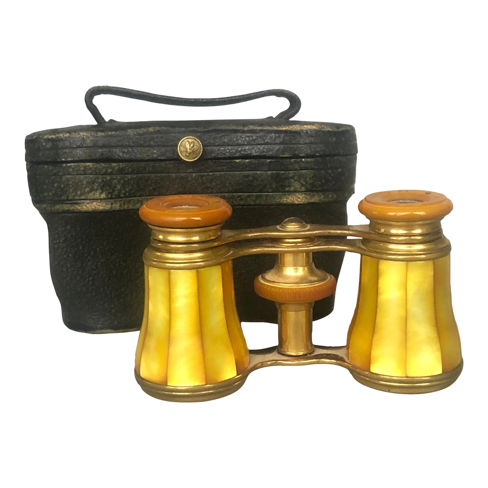 Antique Mother of Pearl French Opera Glasses | Chairish