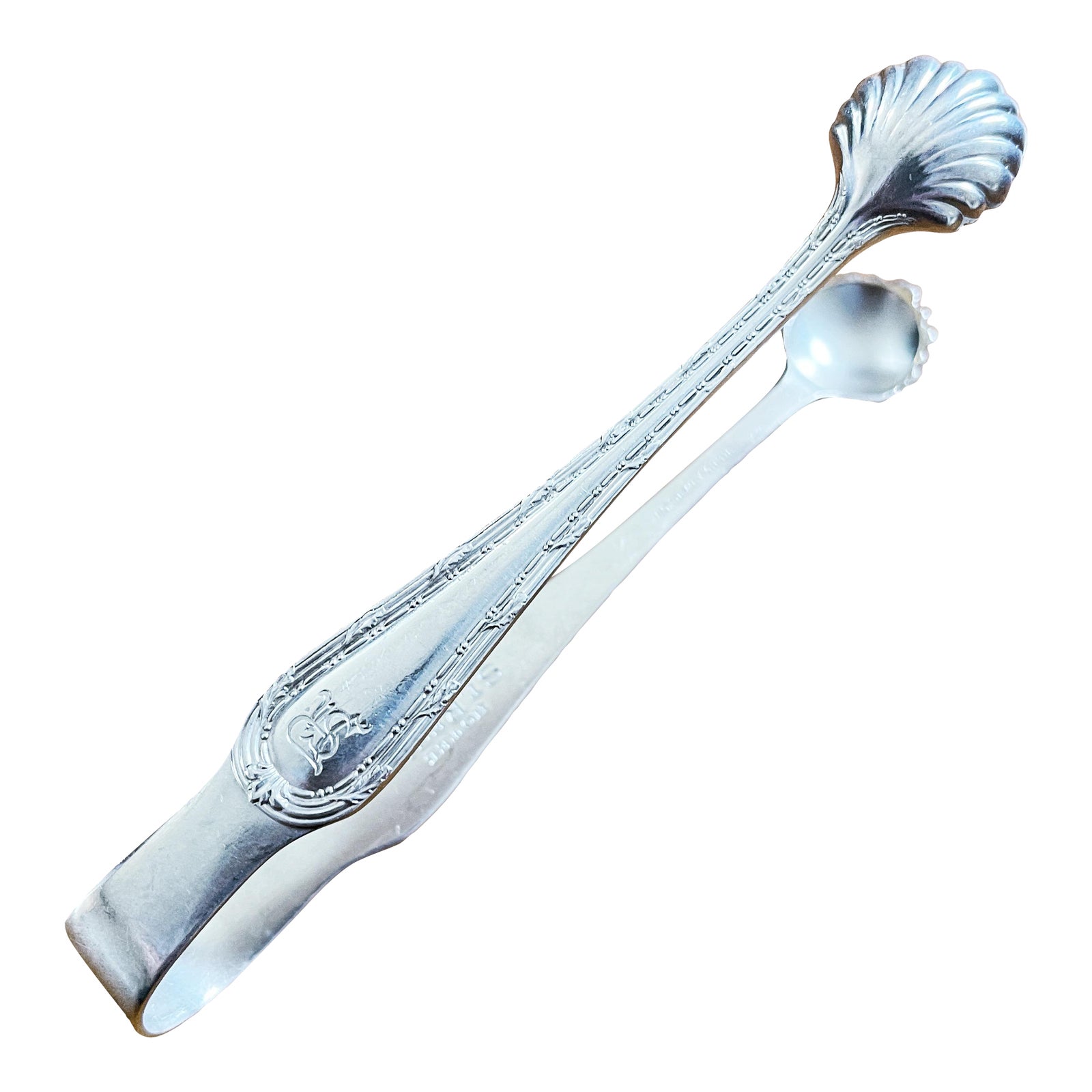 Vintage Silver Plated Tongs From the St Regis Hotel | Chairish