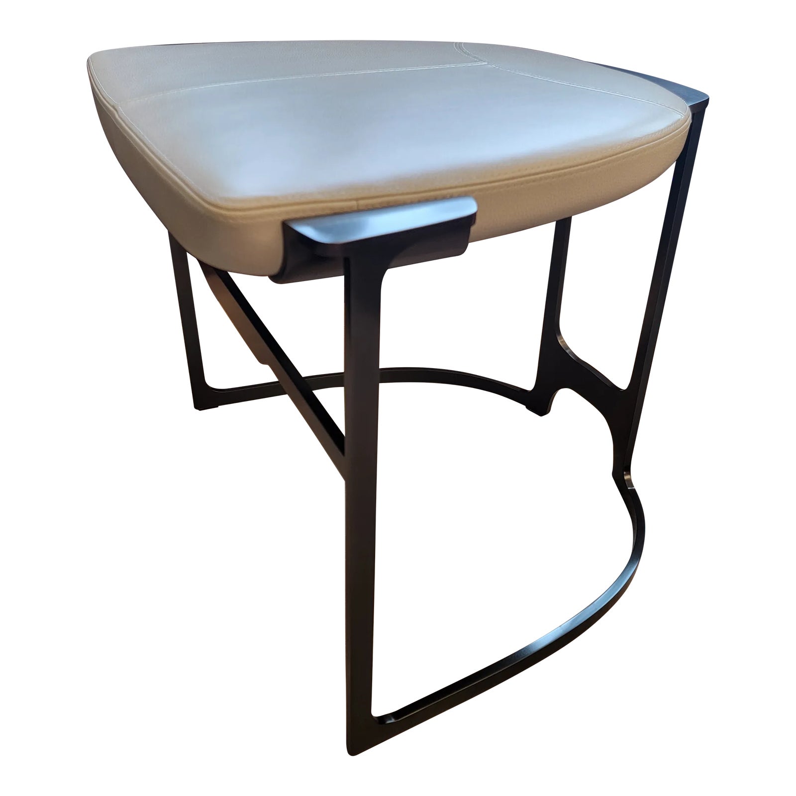 Caste Design Volt Stool in Leather and Darkened Bronze for Holly Hunt ...