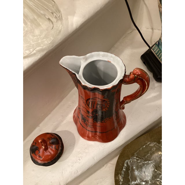 Antique Japanese Porcelain Pitcher | Chairish