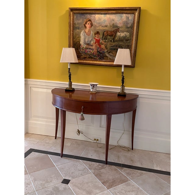 Niermann Weeks Frascati Demi-Lune | Chairish