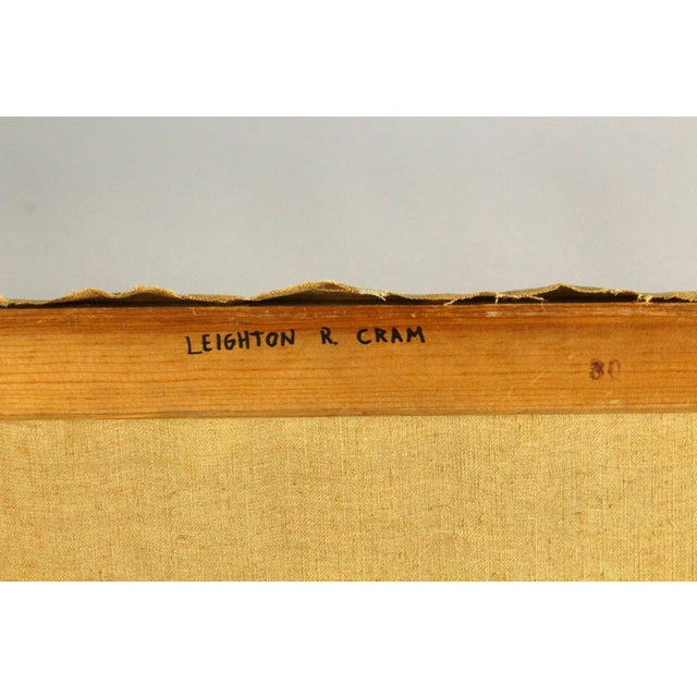 Mid 20th Century Leighton R. Cram Expressionist American Mountain ...