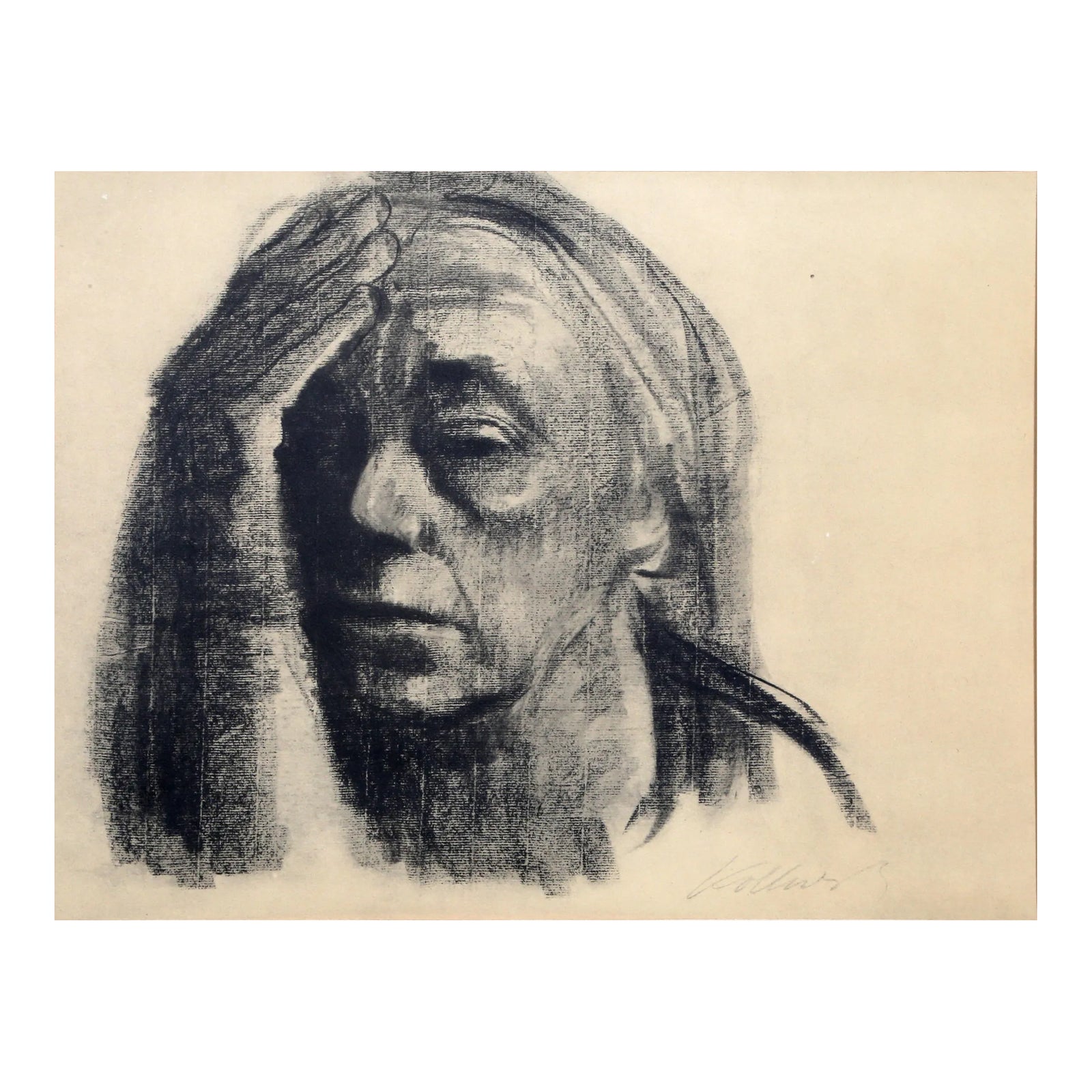 1940s Selbstbildnis 19 Collotype By Kathe Kollwitz Chairish