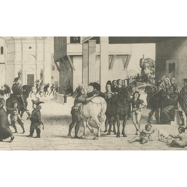 After Max Tilke, Italian Renaissance Street Scenes, Engravings, 1880s ...