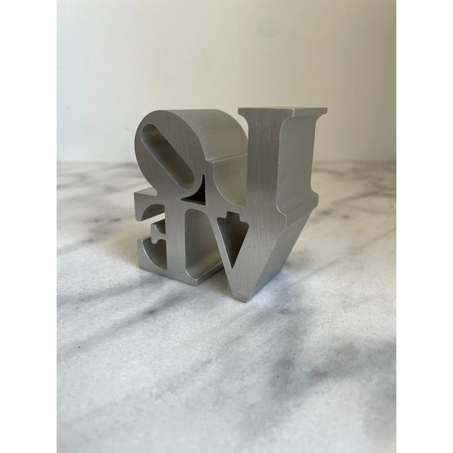 Late 20th Century Robert Indiana Style Pop Art Typography "Love" Desk ...