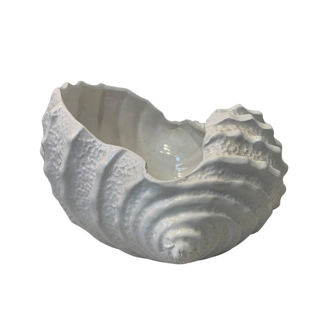 Antique Stafford White Italian Porcelain Seashell Conch, Made in Italy ...