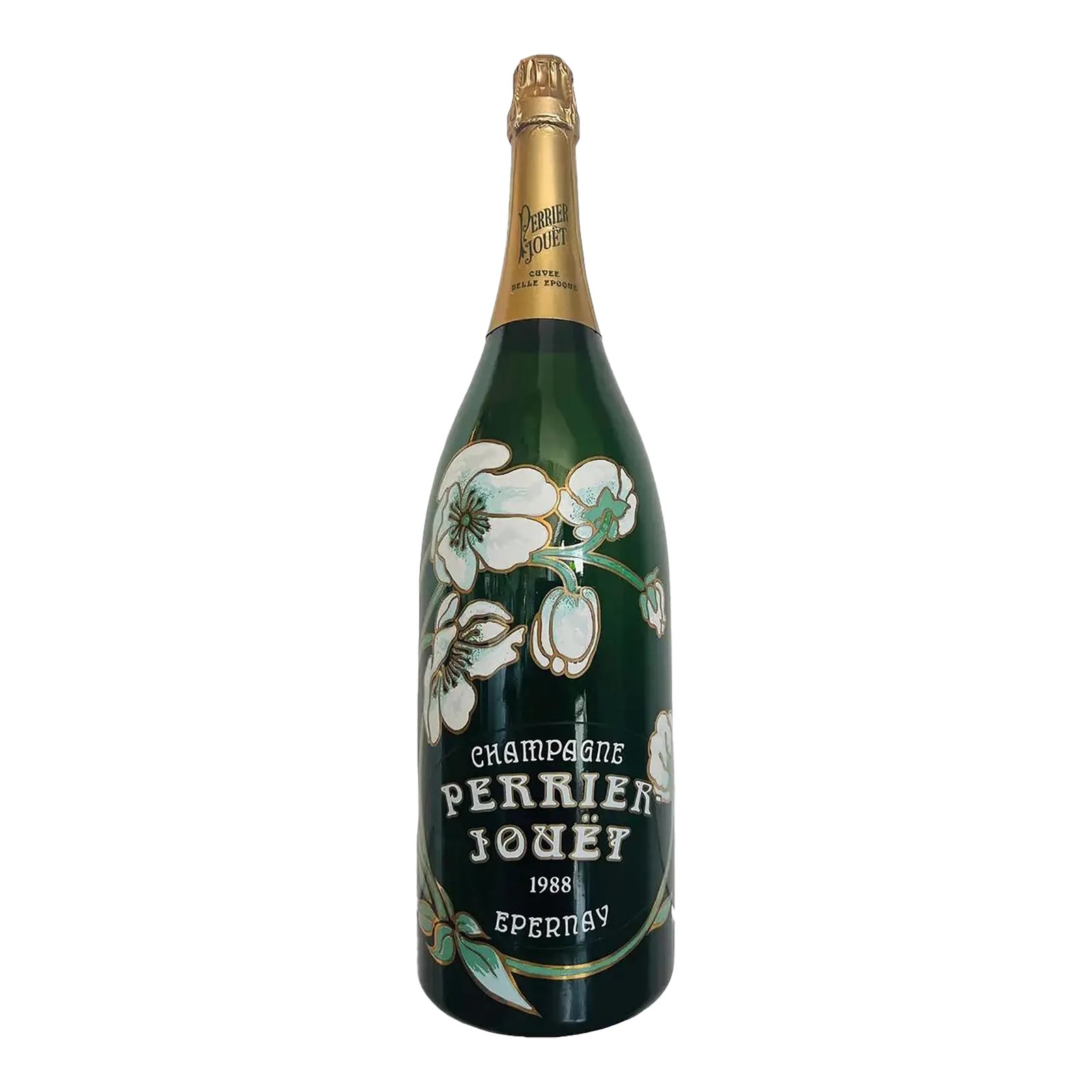 Late 20th Century Handpainted Perrier-Jouët Champagne Specimen Bottle ...
