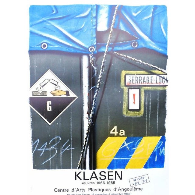 1985 Peter Klasen - Angouleme Poster | Chairish