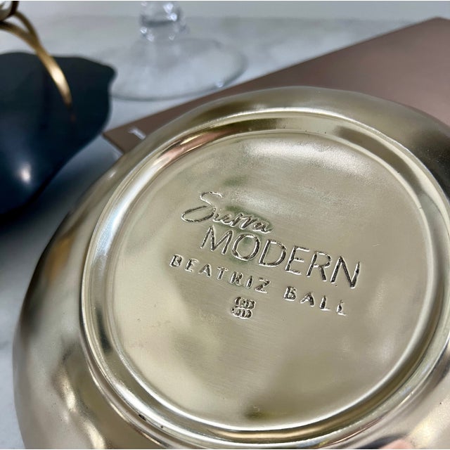 Beatriz Ball Sierra Modern Chelsea Medium Bowl (Gold) | Chairish