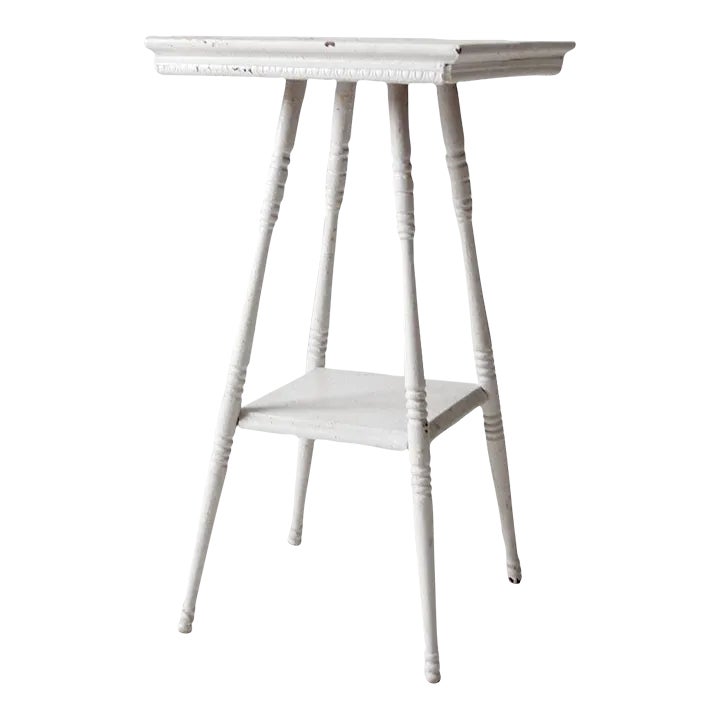 Antique Painted Side Table | Chairish