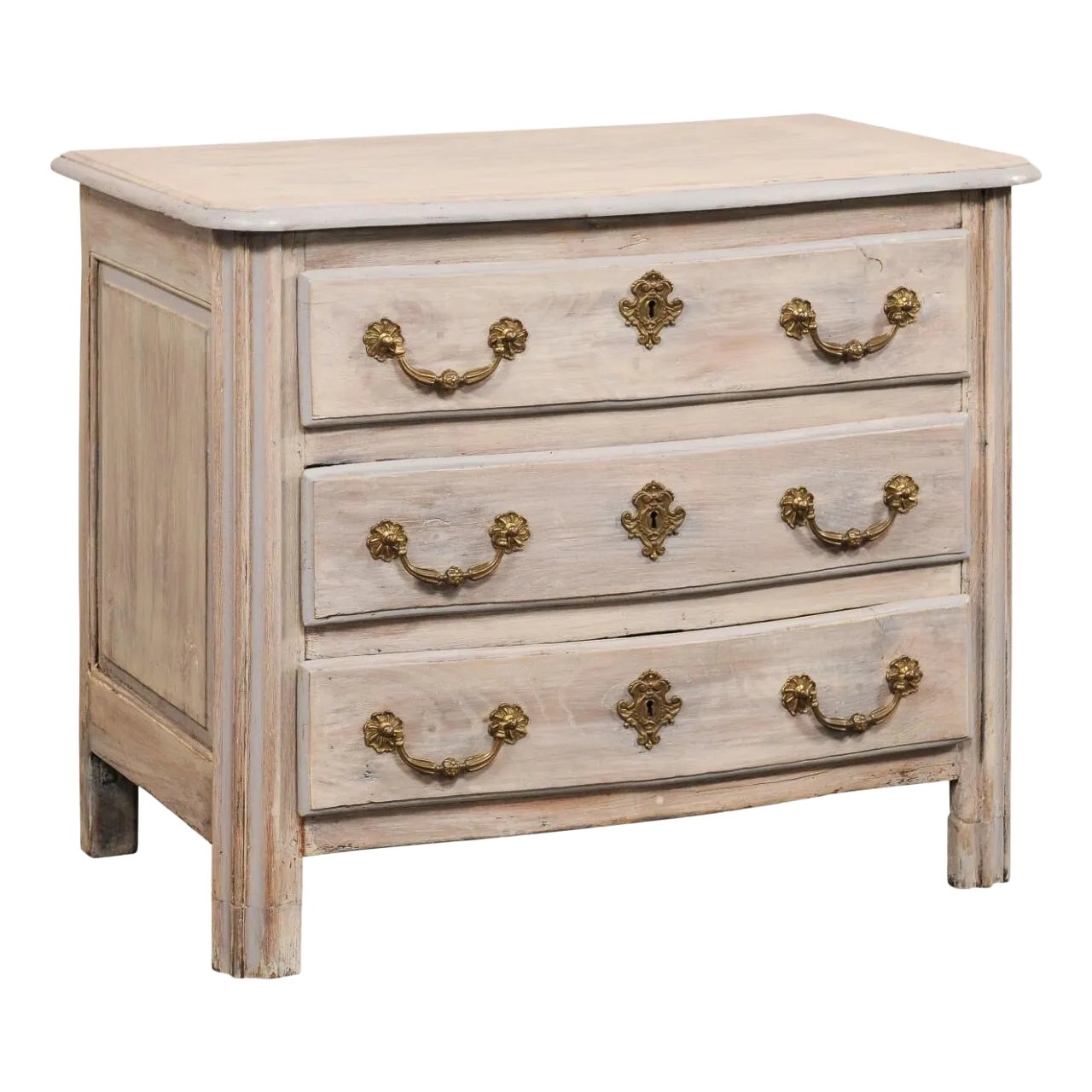 18th Century French Chest with Spectacular Hardware | Chairish