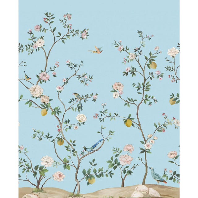 Sample - Wallquest for The House of Scalamandré Blossom Chinoiserie ...