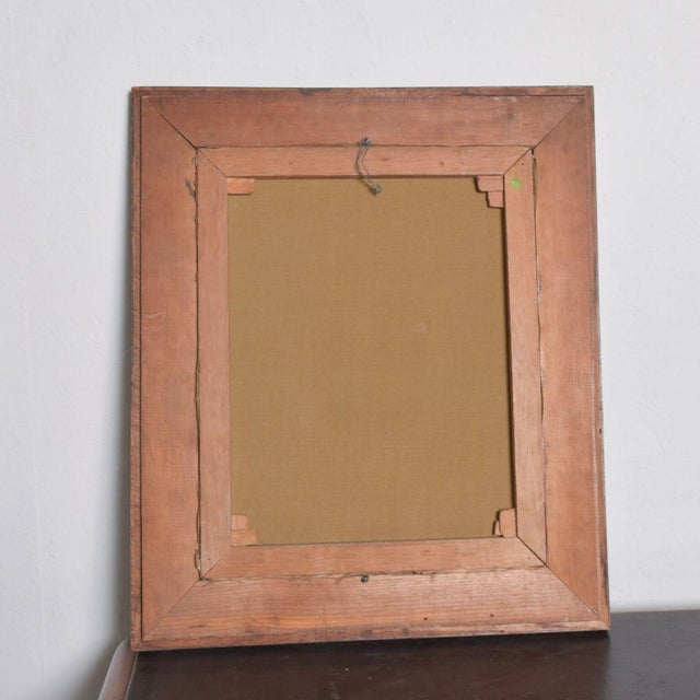 1970s Architectural Art Oil Painting Canvas Stone Arch Bridge | Chairish