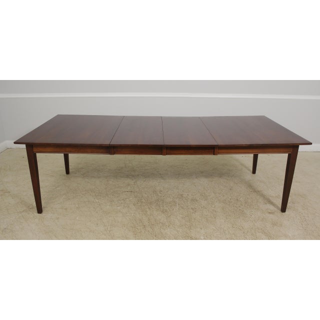 Shaker Style Solid Cherry Dining Room Table | Chairish