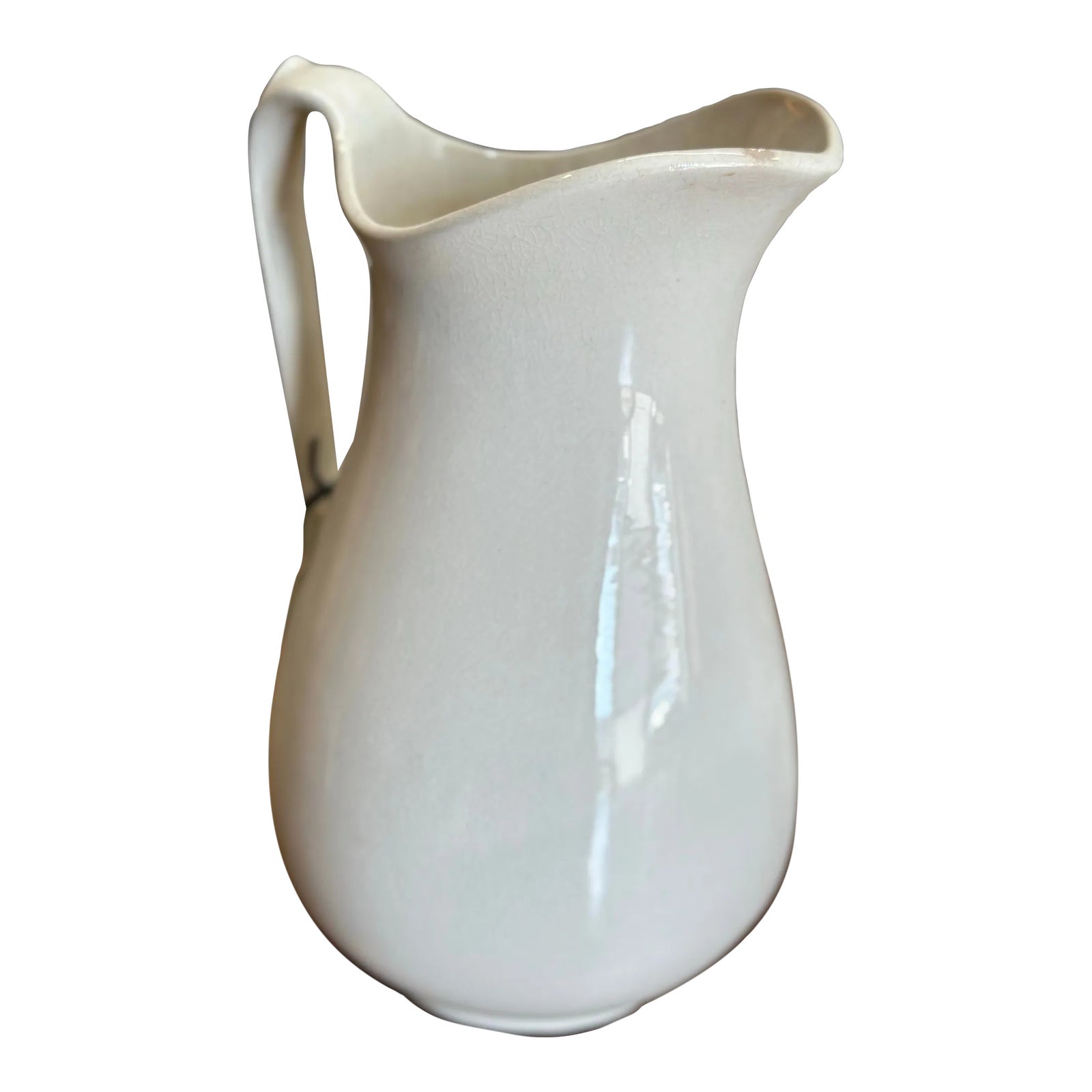 Farmhouse European Pitcher | Chairish