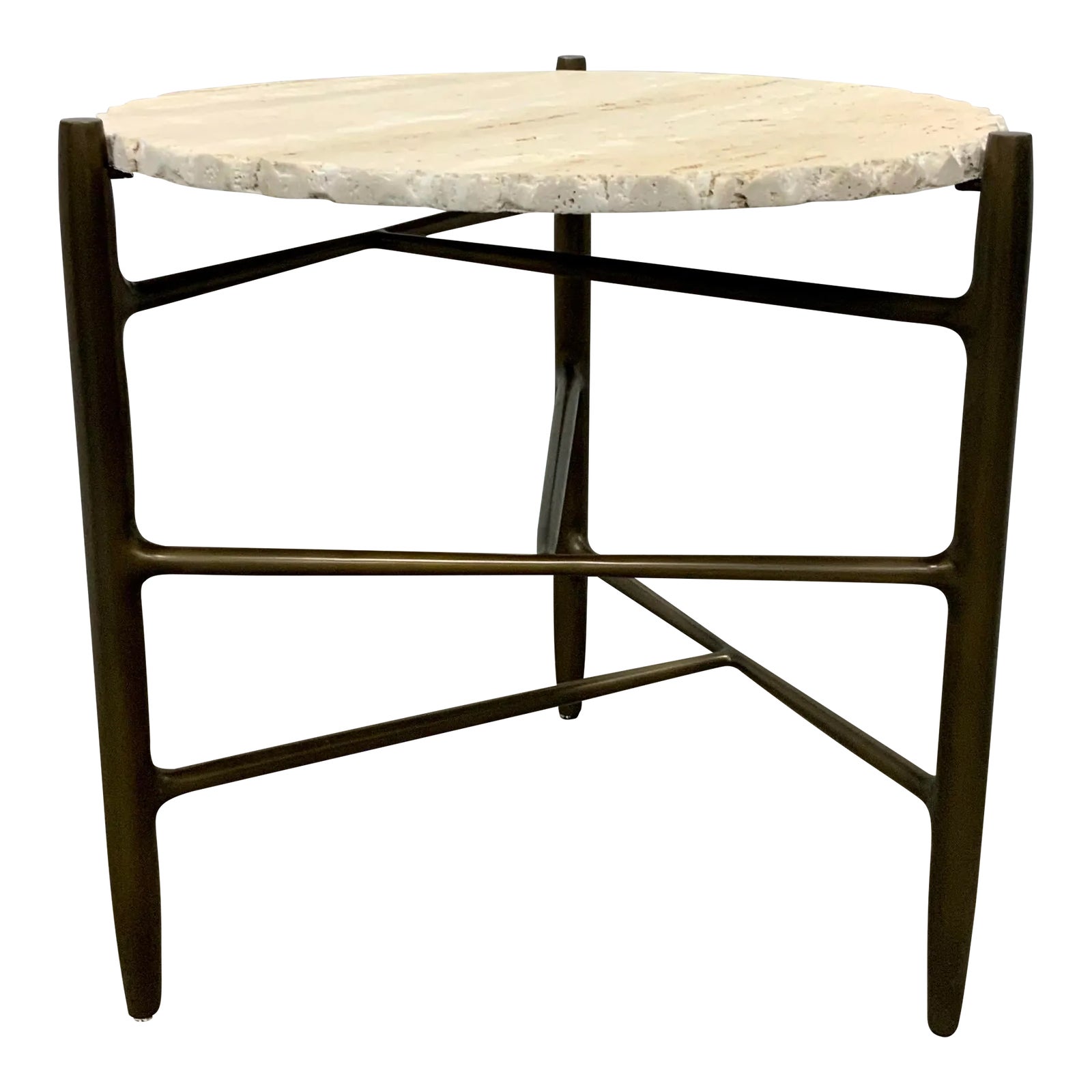 Barbara Barry for Baker McGuire Sheer Stack Accent Table | Chairish