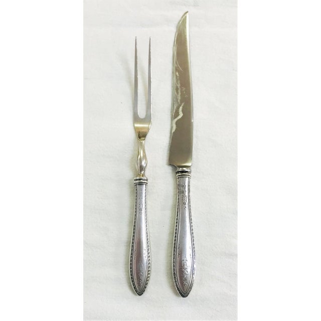 Vintage 'Argosy' Pattern by Insico Stainless Meat Carving Set Circa ...