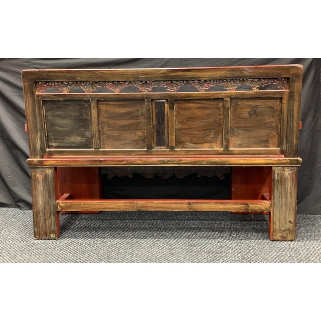 1900s Antique Chinese Chinoiserie Style Bench | Chairish