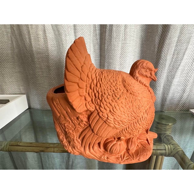Terracotta Turkey Figurine | Chairish