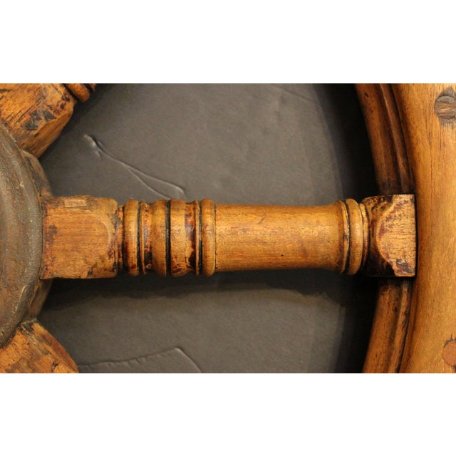 Circa 1900 or Earlier Anglo-European Ship's Wheel | Chairish
