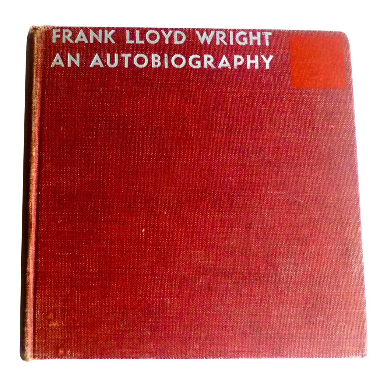 1943 Frank Lloyd Wright Autobiography, True First Edition Book | Chairish