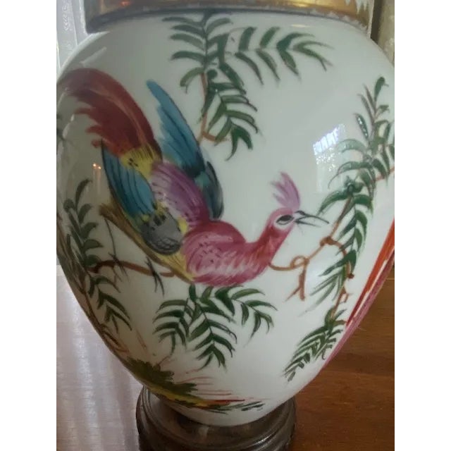 Antique Chinese Crane Ginger Vases - A Pair | Chairish