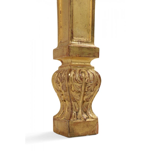 English Adam Neoclassic Style Giltwood and Marble Console Tables - A ...