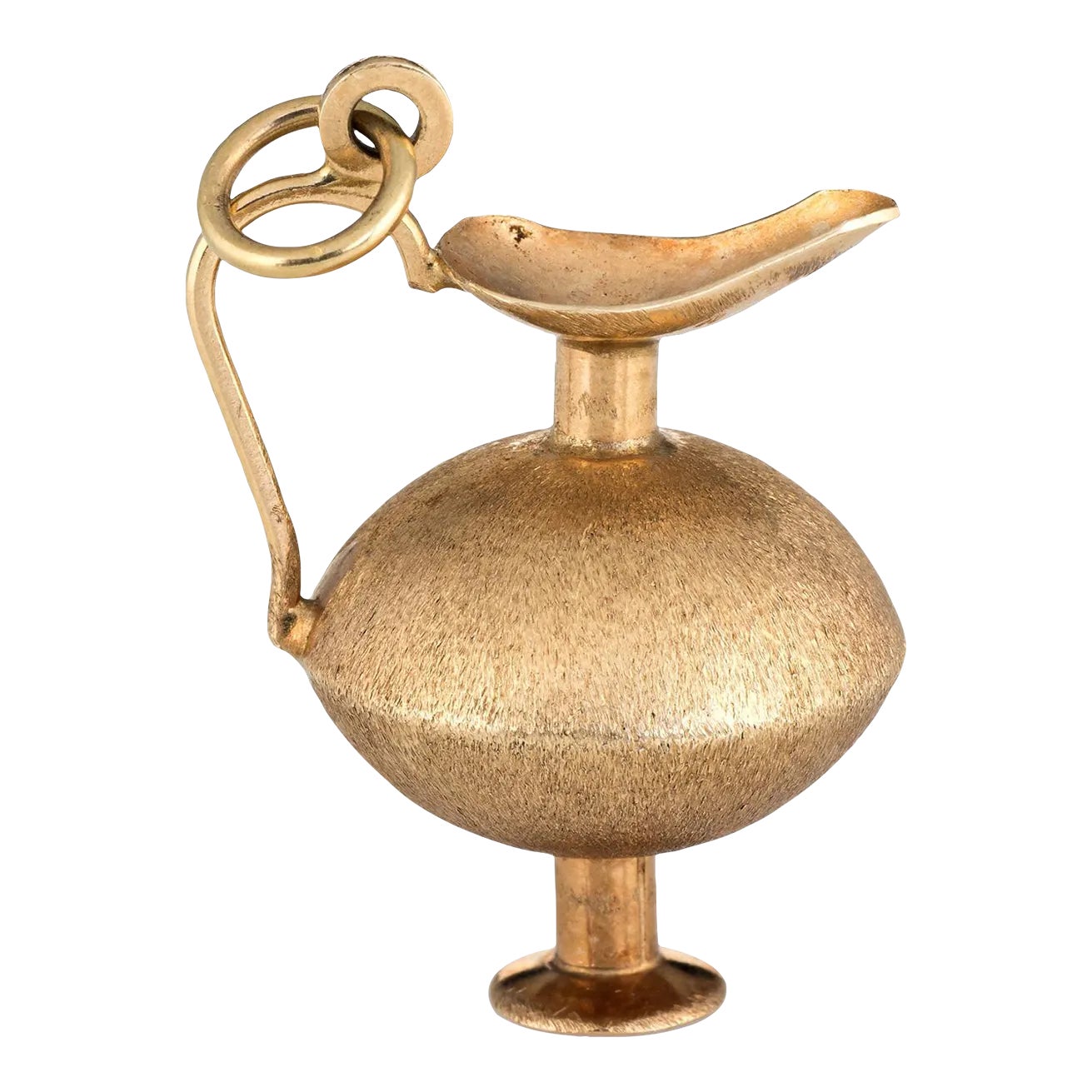 Vintage Genie in a Bottle Charm 14 Karat Gold Estate Fine Jewellery ...